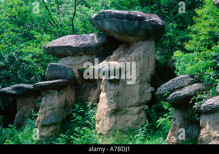 Earth pyramids also Stock Photo - Alamy