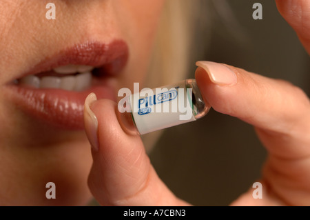 Female patient swallows Pillcam capsule that contains tiny camera The ...