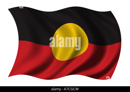 Australian Aboriginal ethnic flag Stock Photo - Alamy