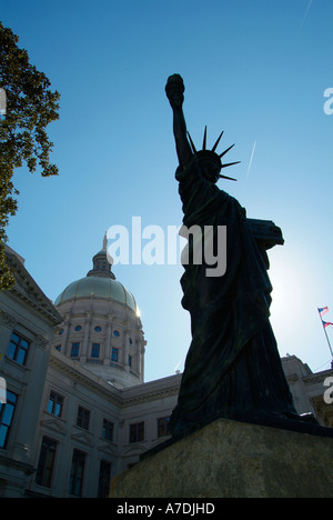 Replica of the Statue of Liberty at The Capitol Capital Building and ...