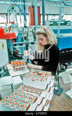 Limoges, France - Light Manufacturing Factory, Female Worker, Le Grand ...