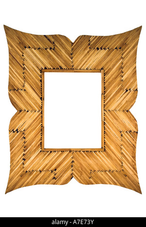 Photo frame made with recycled matches Stock Photo - Alamy
