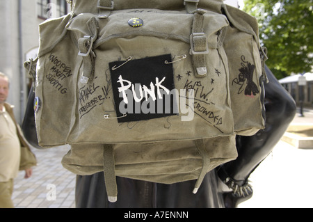 punk rock rucsac bag backpack anarchy anarchist new age traveller ...