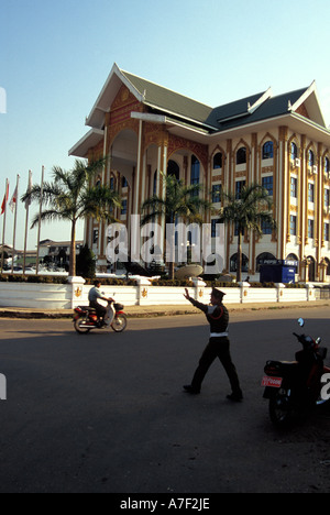 Police officer, Vientiane, Laos Stock Photo - Alamy