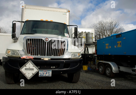 Anthrax decontamination work Stock Photo - Alamy