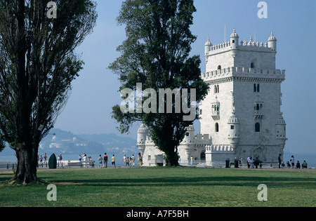 Belem Tower in Lisbon, Portugal Stock Photo - Alamy