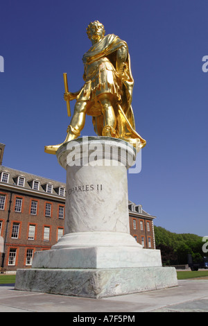 Golden Statue of King Charles the Second as Caesar Royal Hospital ...