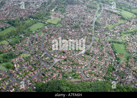Aerial view of Wokingham Berkshire England UK Stock Photo - Alamy