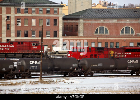 The old Moose Jaw train station in scenic Saskatchewan Canada Stock ...