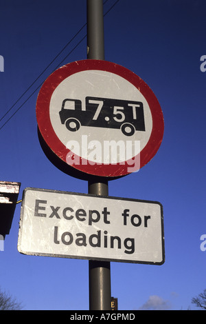 Circular 3 ton weight limit sign Stock Photo - Alamy