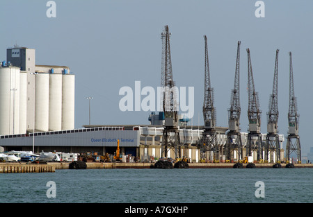 Queen Elizabeth II cruise terminal and Southampton Docks, Southampton ...