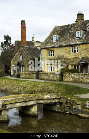 Lower Slaughter Gloucestershire Cotswolds EDITORIAL USE ONLY Stock ...
