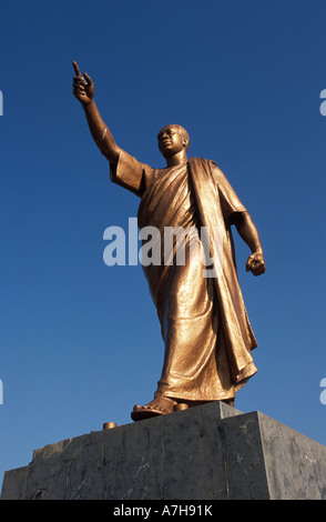 Nkrumah Mausoleum, statue of Kwame Nkrumah, Accra, Ghana Stock Photo ...