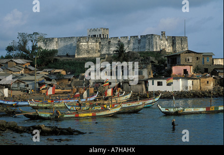 Fort Metal Cross, old slave and gold trading centre, Dixcove, Ghana ...