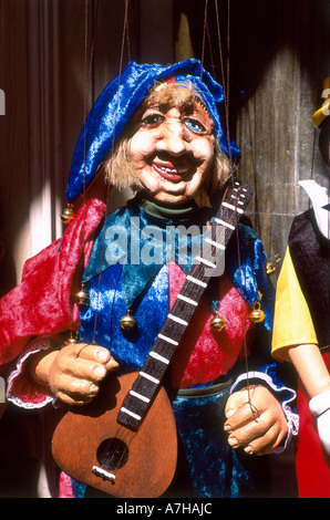 Traditional Folklore Puppet, Prague, Old Town, Czech Republic Stock ...