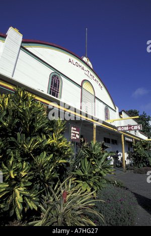 Built in 1932, the Aloha Theatre in Kainaliu is a fully operational ...