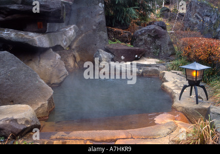Yamanashi Prefecture, Hot Spring Bath Stock Photo - Alamy