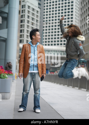 Happy young Chinese couple Stock Photo - Alamy