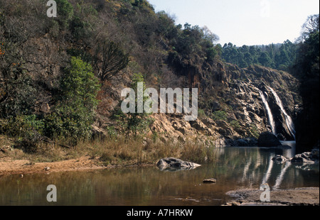 Mantenga Falls and Mantenga River Swaziland Southern Africa Stock Photo ...