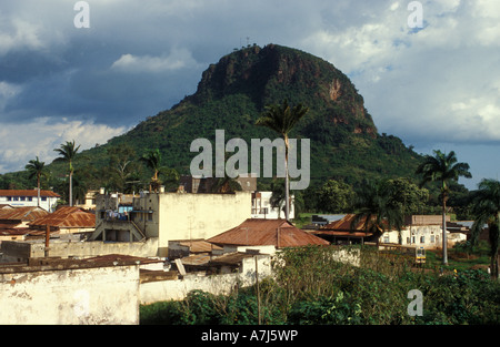 Tororo rock is a small but steep volcanic plug in town Tororo Uganda ...