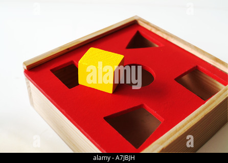 Square Peg Round Hole Stock Photo - Alamy