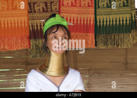 Long neck people in Shang Mai province Thailand Stock Photo - Alamy