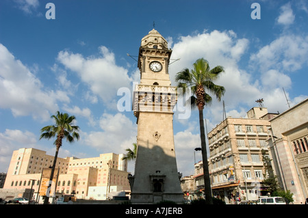 Clock Tower downtown Aleppo Haleb Syria Middle East Stock Photo - Alamy
