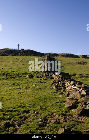 Corbar Cross, Buxton Derbyshire Stock Photo - Alamy