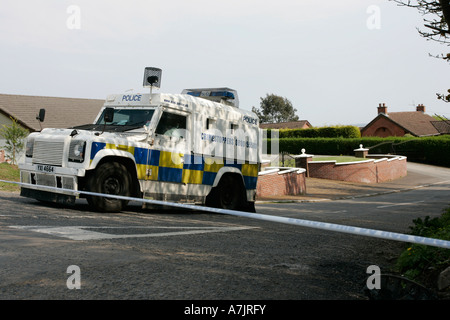 armored police vehicle in belfast northern ireland Stock Photo - Alamy