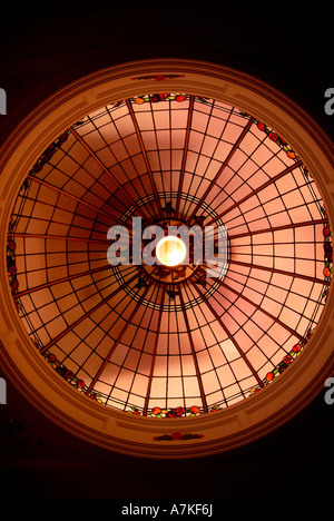 Art deco skylight Rothman Office Napier North Island New Zealand Stock ...