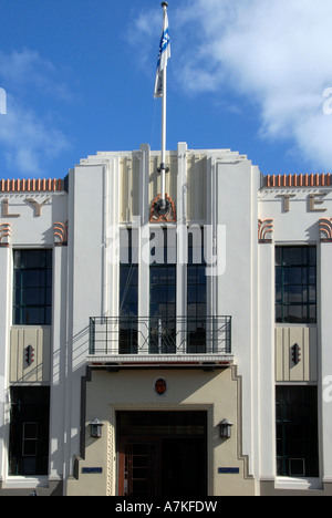 The Daily Telegraph Building facade, Tennyson Street, Napier, Hawke's ...