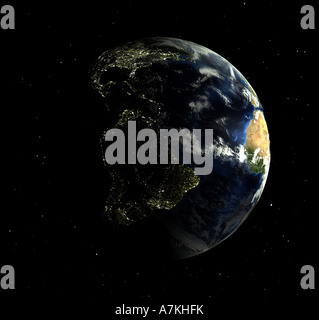 Planet earth is the third planet in the solar system Stock Photo - Alamy