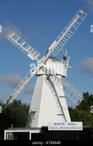 white mill heritage centre windmill near sandwich kent england uk gb ...