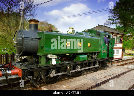 GWR Class 9400 pannier tank No 9466 at Buckfastleigh during the South ...