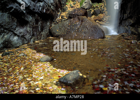 Fall Waterfalls Pitcher Falls in New Hampshire s White Mountains near ...
