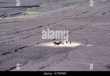 Ethiopia, Abyssinia, Wollo region, Lasta Valley landscape Stock Photo ...