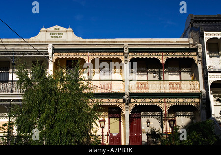 Old Terrace Houses Melbourne Victoria Australia Stock Photo - Alamy