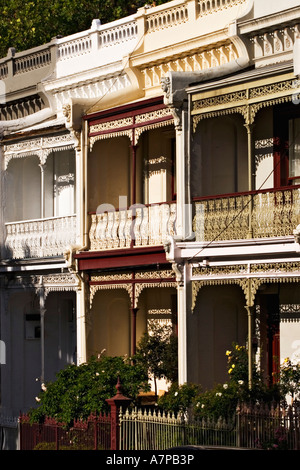 Old Terrace Houses Melbourne Victoria Australia Stock Photo - Alamy