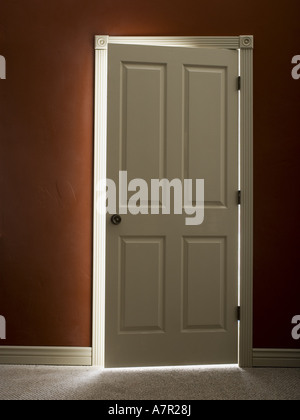 A door slightly ajar Stock Photo - Alamy