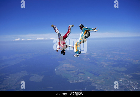 parachute jumper, full shot Stock Photo - Alamy