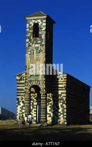 Pisan church of San Michele de Murato, Nebbio, Corsica, France, Europe ...