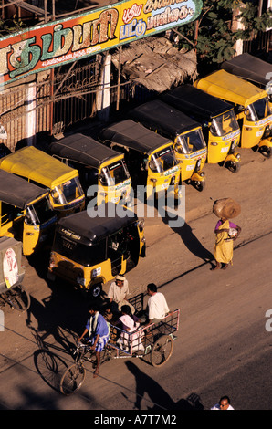 Tricycle rickshaw, Madurai, Tamil Nadu, India, Asia Stock Photo - Alamy