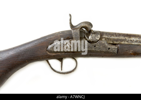 Percussion cap muzzle loader used in the 19. th century Stock Photo - Alamy