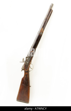 Percussion cap muzzle loader used in the 19. th century Stock Photo - Alamy