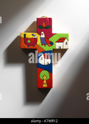 cross draw drawing colours symbol Stock Photo - Alamy