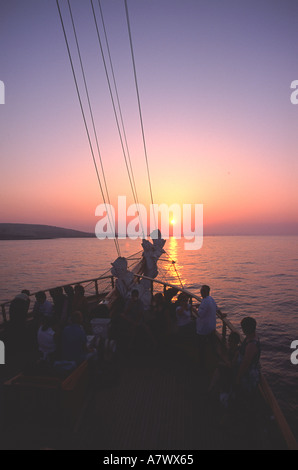 MALTA A sunset cruise along the Maltese coast Stock Photo - Alamy
