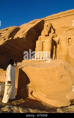 The fallen head of Ramses II at Abu Simbel, dislodged during an ...