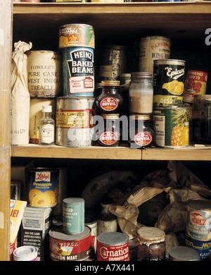 Old-fashioned forties-style kitchen Stock Photo - Alamy