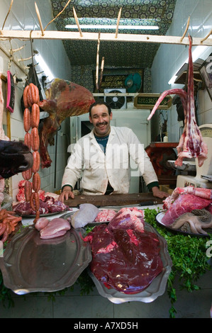 Butcher, Fes, Morocco Stock Photo - Alamy