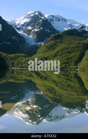 Bondhus glacier and lake, Hardanger Fjord, Handanger, Norway Stock ...